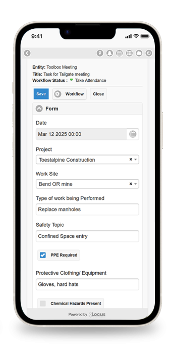 EHS Safety Software: Tracking Staff Safety Meeting Attendance